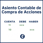 Asiento Contable de Compra de Acciones - Web Contable